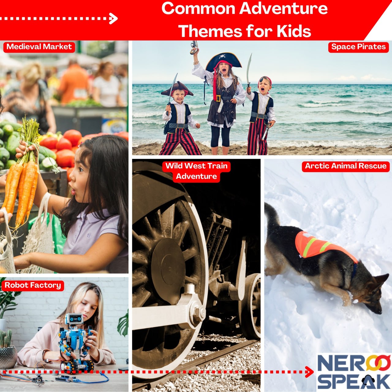 50 Creative Adventure Themes for Kids - Neroo Speak