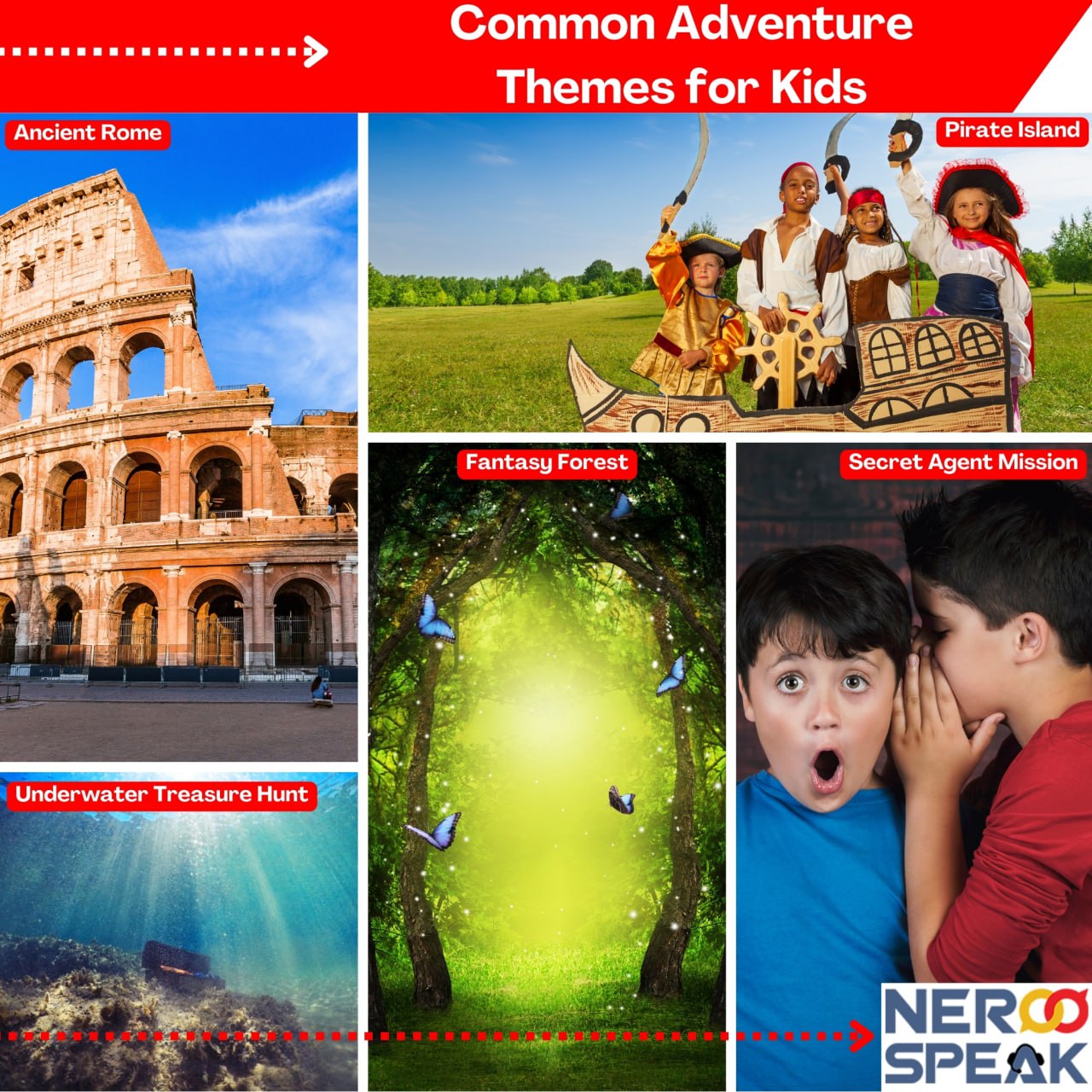 50 Creative Adventure Themes for Kids - Neroo Speak