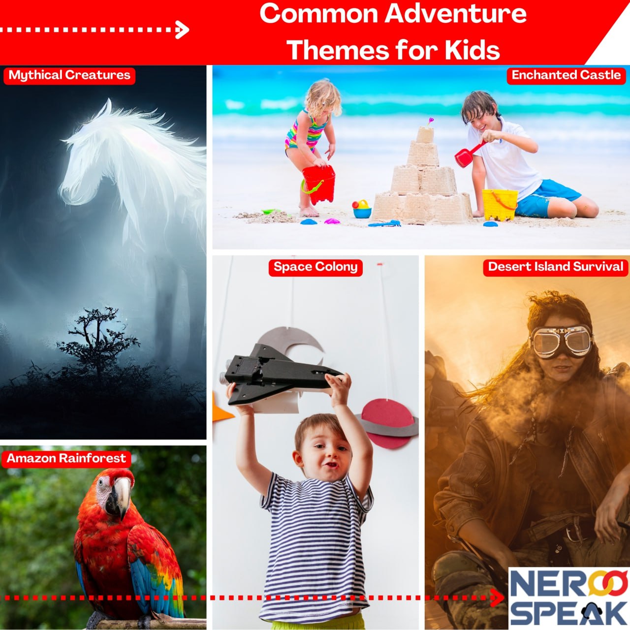 50 Creative Adventure Themes for Kids - Neroo Speak