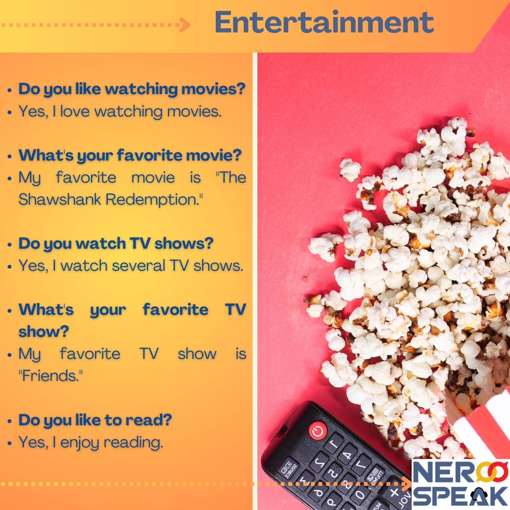 100 English Questions and Answers PDF - Neroo Speak