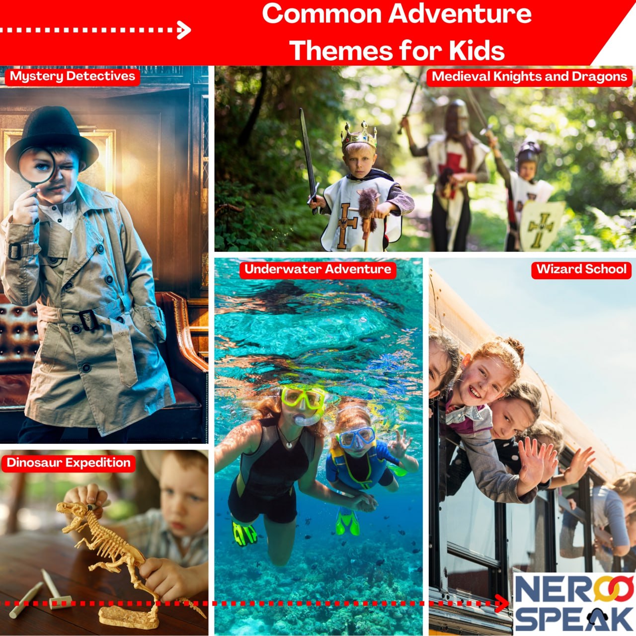 50 Creative Adventure Themes for Kids - Neroo Speak