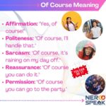 Of Course Meaning - Neroo Speak